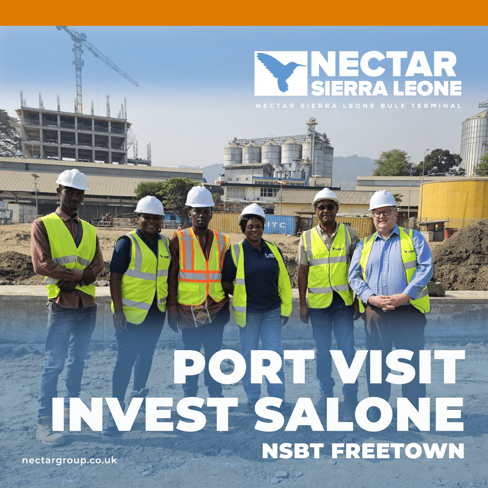 NSBT Welcomes Invest Salone to the Port - Nectar Group